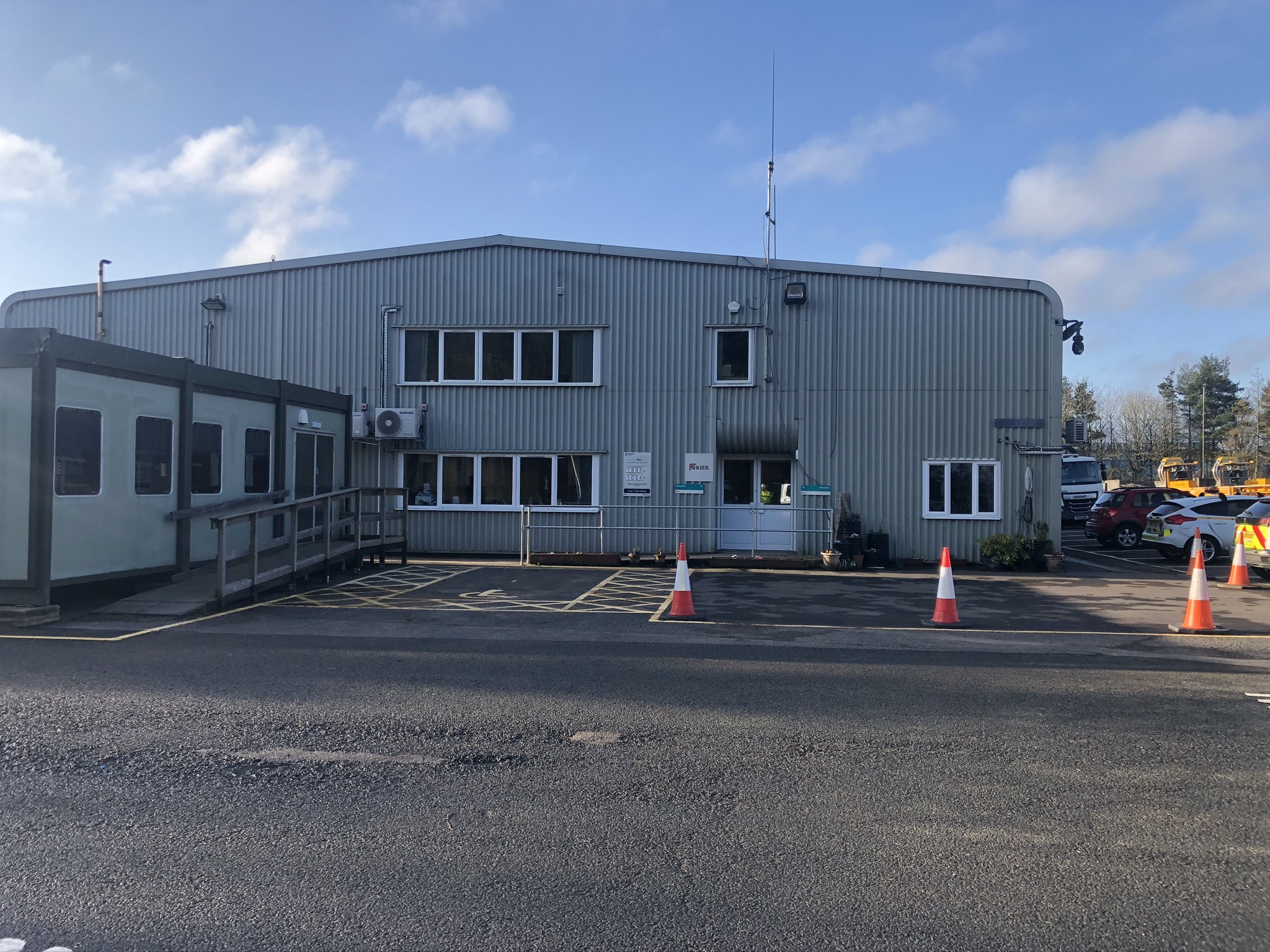 Kier Highways, Stafford Park, Depot Extension – SOLJET Construction